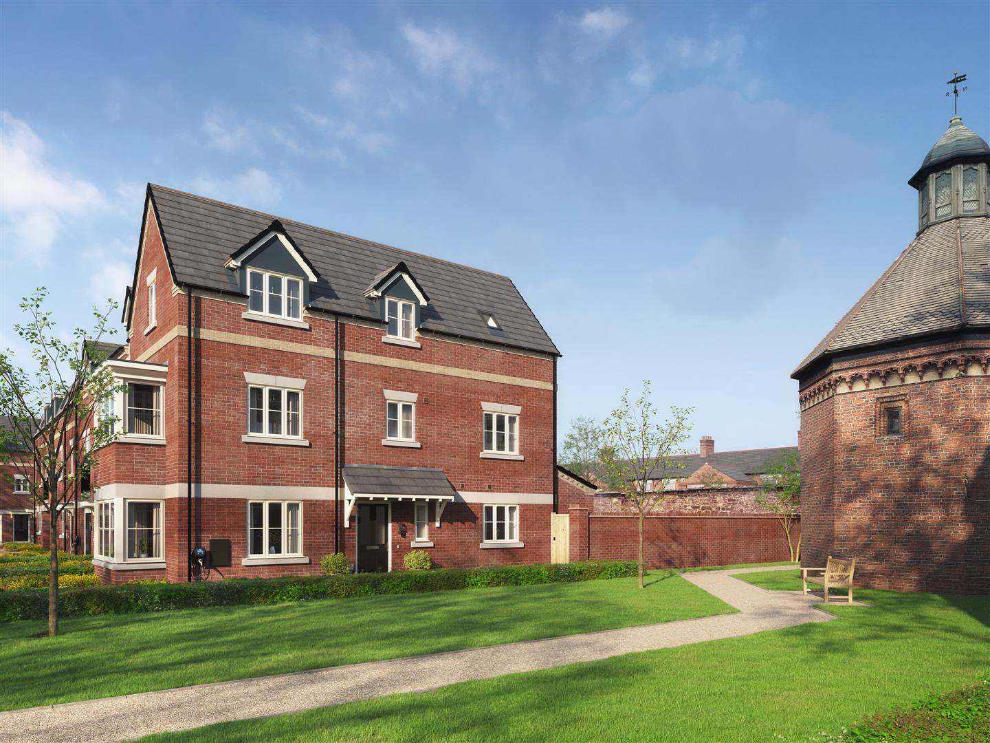 The Gate House, Plot 24 - Whitehall Gardens, Monkmoor Road, Shrewsbury ...
